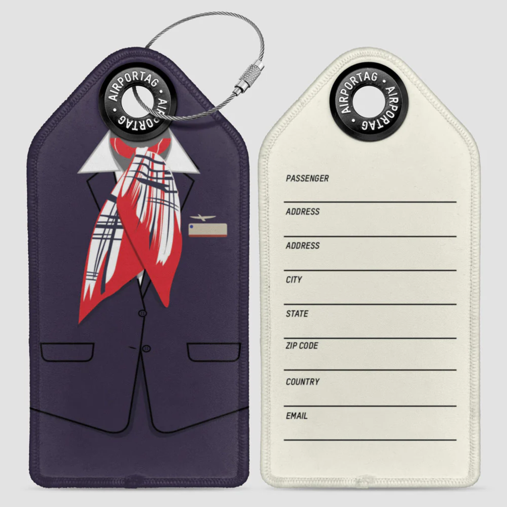 AA Female Cabin Crew Uniform - Luggage Tag – CR Smith Museum Store