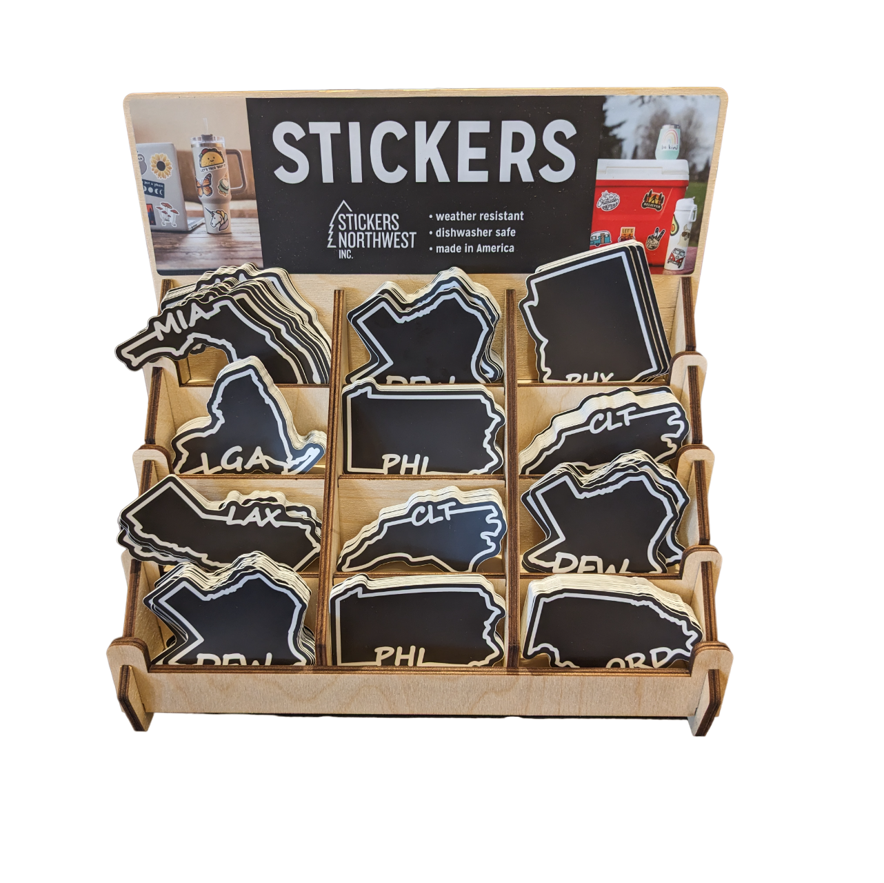 Airport Code Sticker – CR Smith Museum Store